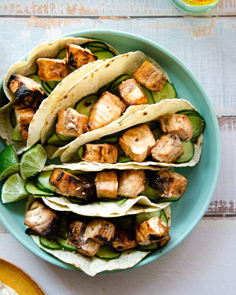 Easy Grilled Swordfish Tacos | Elise Tries to Cook