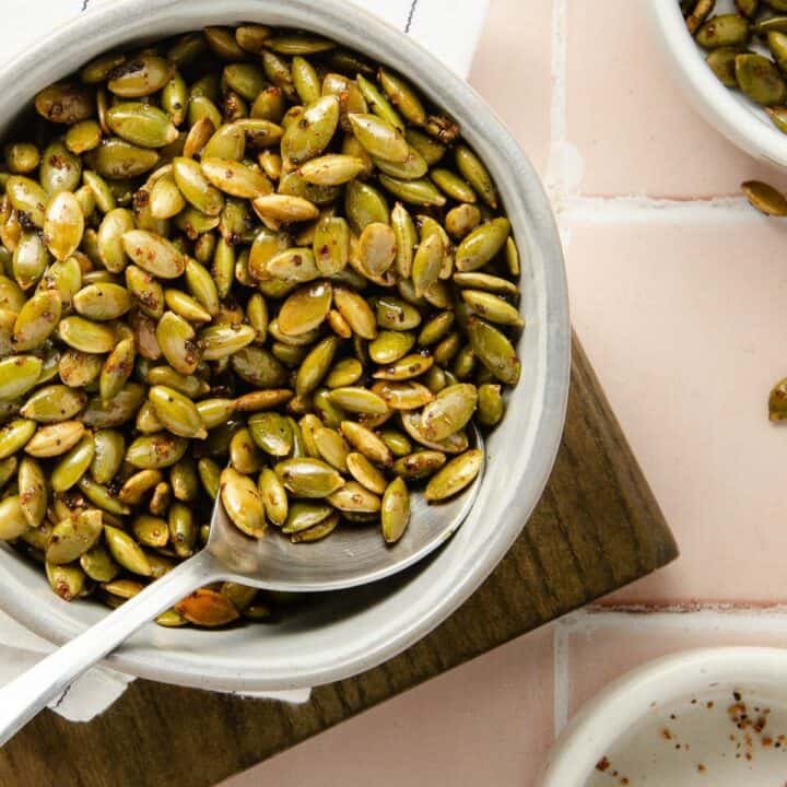Chili Lime Roasted Pepitas | Elise Tries to Cook