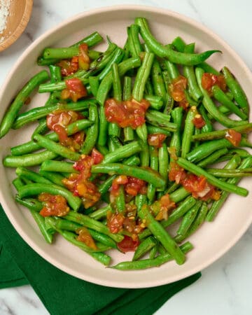 Mexican Green Beans - Elise Tries To Cook