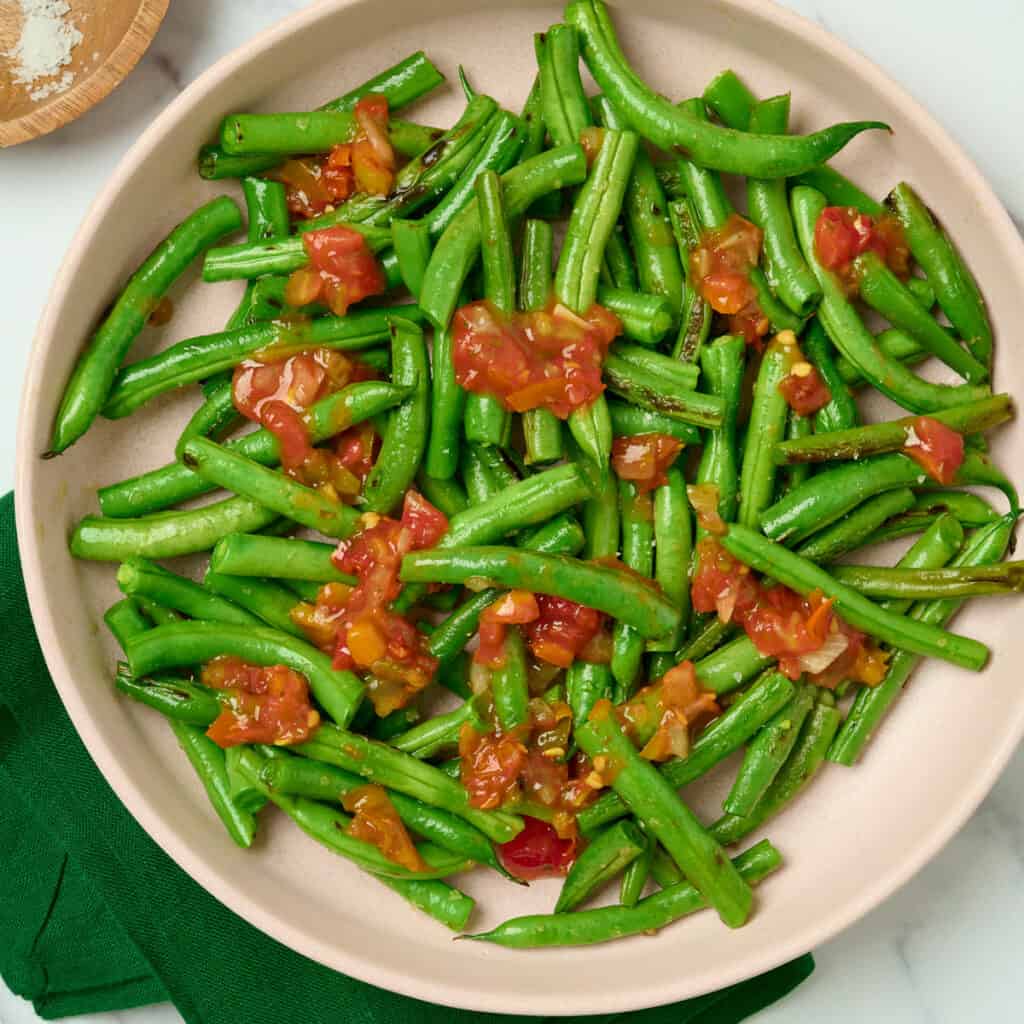 Mexican Green Beans - Elise Tries To Cook