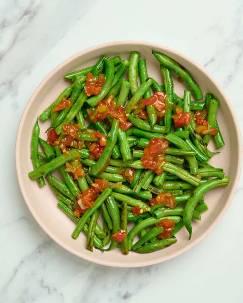 Mexican Green Beans - Elise Tries To Cook