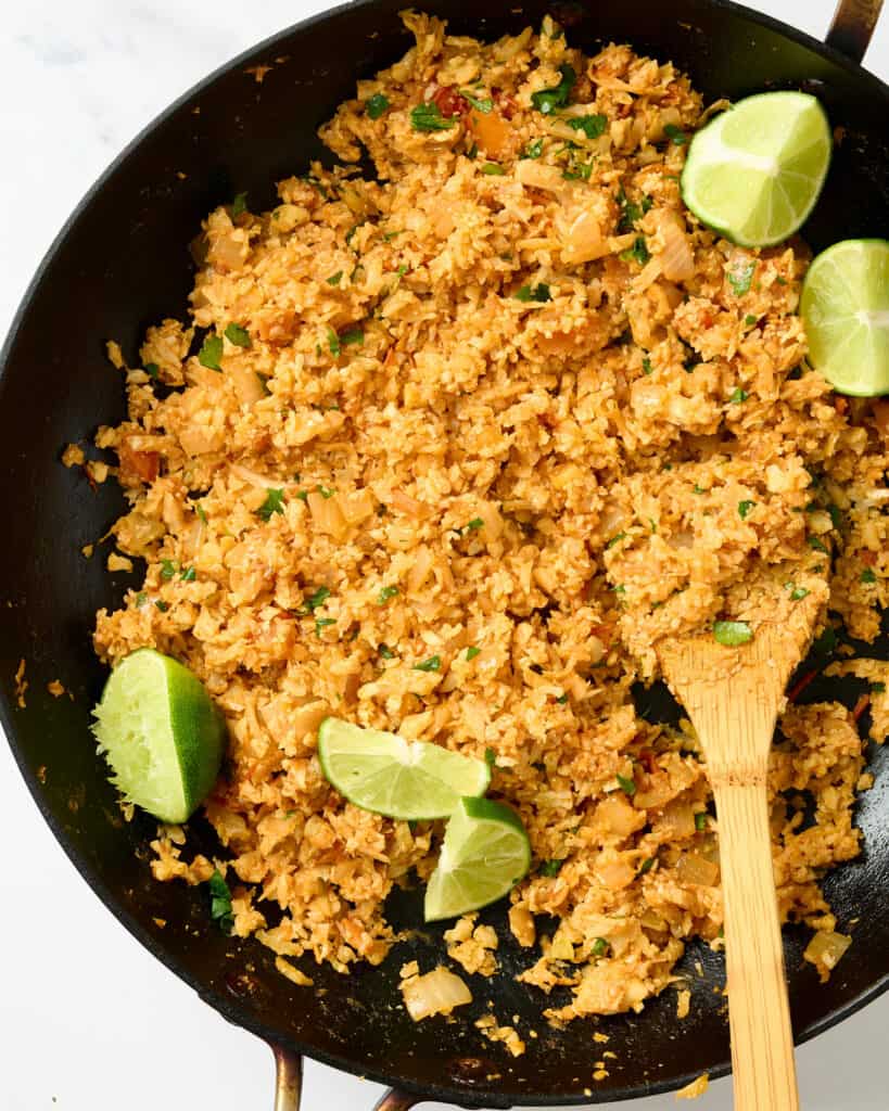 Mexican Cauliflower Rice - Elise Tries To Cook
