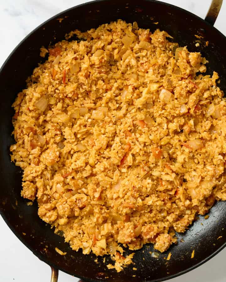 Mexican Cauliflower Rice - Elise Tries To Cook